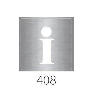 DND 408不鏽鋼指示牌 | 和昇建築五金材料有限公司